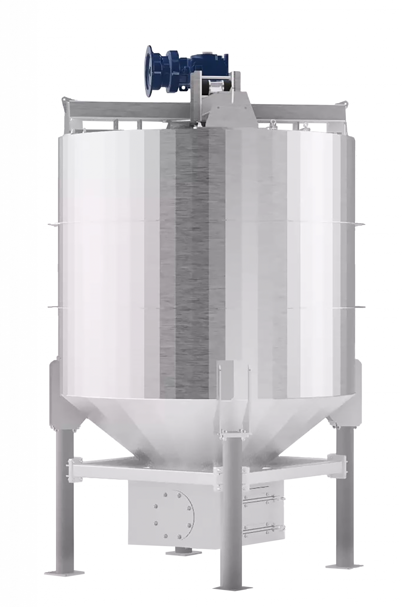 Misch und Hygienisierungs Behälter mit Entsteinung